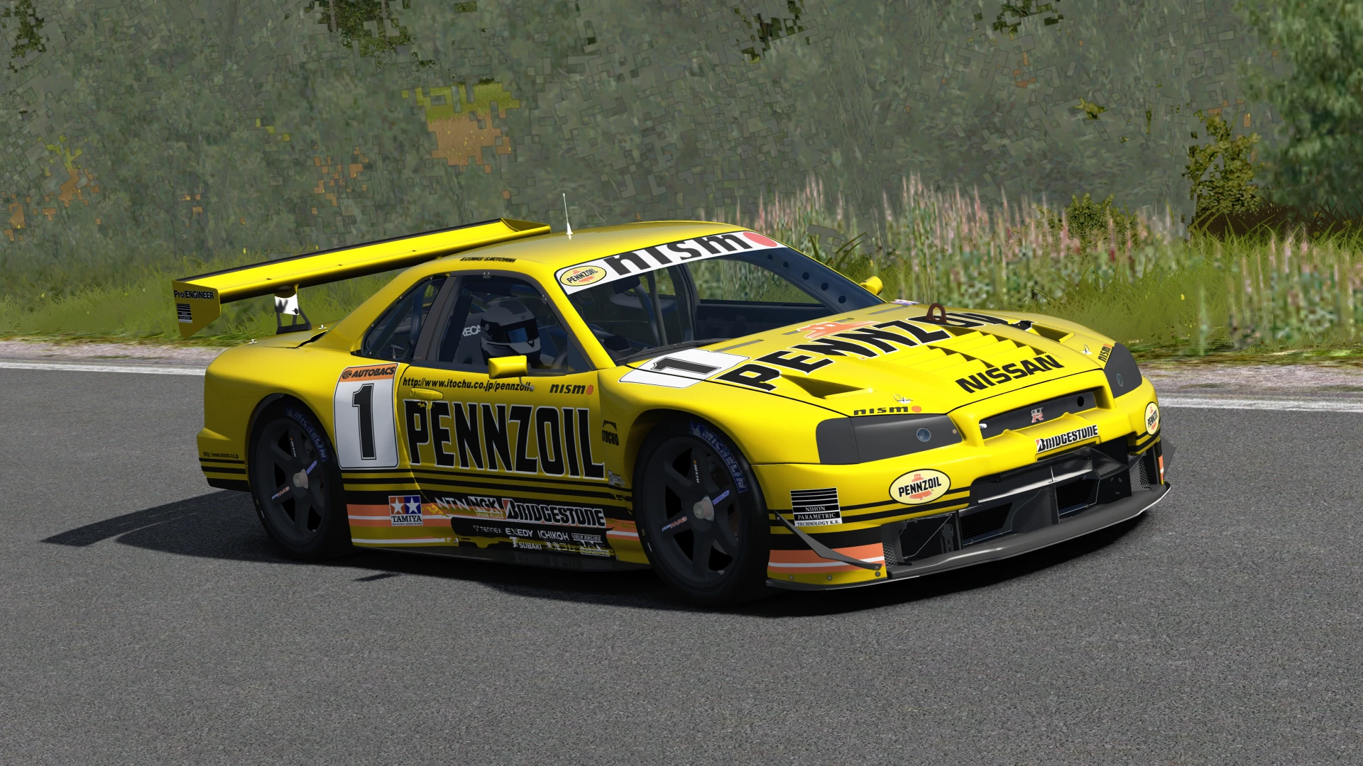 Nissan penzoil Skyline GTR R34 GT500 1.0 - Assetto Corsa